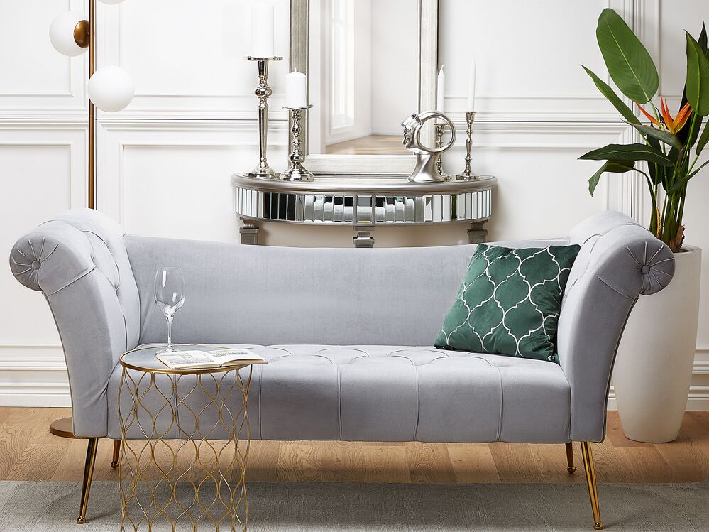 Canapea Divan NANALI (gri deschis) | Zondo.ro